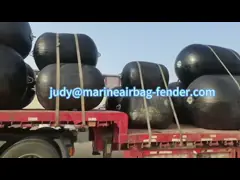 China High Pressure Inflatable Floating Rubber Fender , Aircraft Tyre Fender for sale