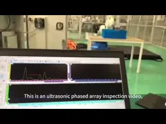 Ultrasonic eddy current phased array detection video