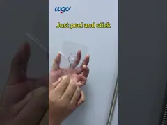 No Drilling Hole Needed Self Adhesive Hook Rack Daily Objects Storage Idea For Door