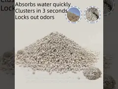 Wholesale bulk ball shaped premium organic clay bentonite cat litter dust free strong clumping