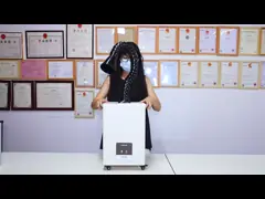 China Filter Cartridges Type Mobile Fume Extractor FES085 85W Solder Fume Extractor White 7.5Kg for sale