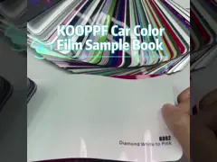 K082 Diamond White to Pink Color Car Paint Protection Wrap