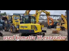 Year 2020 Original from Japan 5 Ton Mini Used Komatsu PC56 Crawler Excavator in Shanghai