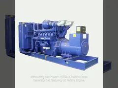1375kVA 퍼킨스 디젤 발전기 세트 오픈/음파 차단형 ATS 옵션 디젤 엔진 발전기 세트