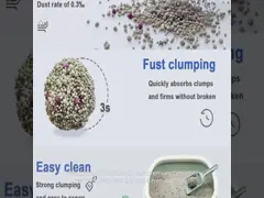 China OEM Bentonite Cat Litter 0.8mm-3.8mm Dust Free Ball Shape Strong Clumping Pet Sand for sale