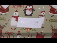 China Eco Friendly Cardboard Suitcase Box With Handle For Christmas Gift Packaging for sale