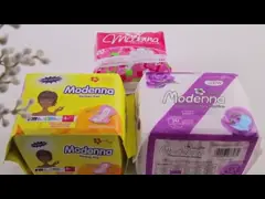 China Natural Soft Organic Cotton Menstrual Biodegradable Women Pads Economic Super Absorbency Sanitary Towels Supplier for sale