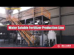 Water soluble fertilizer production line