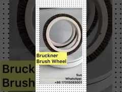 China Nylon Wire Stenter Machine Parts Stenter Brush Wheel For Monfortz Bruckner LK Wakayama for sale