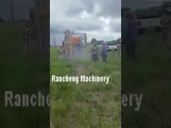 China 200m Depth Borehole Drilling Machine 40hp Horse Power Trailer Mounted Drill Rig for sale