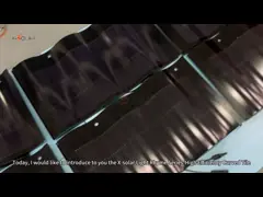 China Max. Power 50W BIPV Facade Colorful Solar Panel For Solar Powered Multi-Color Aluminized Galvanized Building for sale