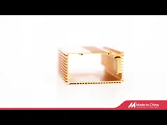 Bright Anodizing Industrial Aluminium Extrusion Profiles Customized CNC Machining