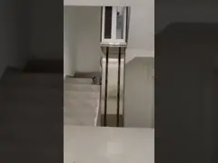 Naked cabin hydraulic home elevator