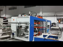 One-stop efficient production plastic vacuumforming machine