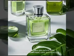 Stampa a schermo 50 ml / incisione laser / etichettatura Bottiglia di profumo piccola vuota Marchio di lusso personalizzato