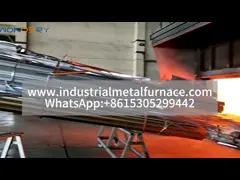 This is a metal aluminum meltng furnace