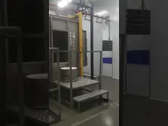 전문 자동차 부품 분말 코팅 라인 Monorail 컨베이어 시스템과 PLC 제어 장치
