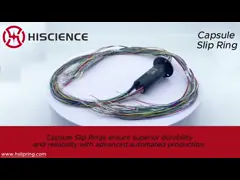 Cina Trasmettere Ethernet Slip Ring Capsule 6 Circuiti 2A Anelli elettrici in vendita