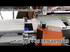 China 400mm Width 380V 50Hz Purifier Filter Making Machine Hotmelt Adhesive Bonding Machine for sale