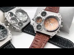 China New Sport Watches Men Super Big Large Dial Male Quartz Clock Decorative Thermometer Compass Luxury Men's Wrist Watch for sale