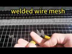 Superficie liscia calda immersa 1/2 pollice di rete di filo saldato