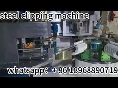 China Full Auto Spin On Oil Filter Making Machine 200W Steel Clipping Machine for sale
