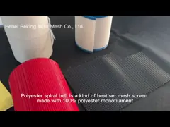 Polyester spiral dryer screen belt /polyester spiral press filter screen belt