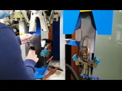Shoe back part moulding machine