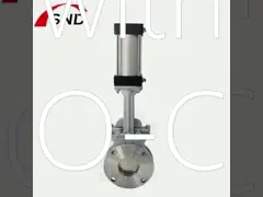 China Stainless Steel Pneumatic Knife Gate Valve DN50-1000mm Used In Papermaking Petrochemical Mining Drainage for sale