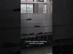 Eddy current non-destructive automatic online inspection of bolt internal defects video