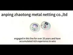 Silver Yellow Stainless Steel Plain Knitted Wire Ring Mesh Customzied Diameter 5-300mm