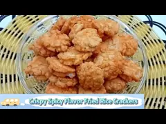 Crispy Spicy Flavor Fried Rice Crackers Snacks