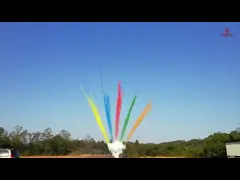 Custom Mandarin Pyrotechnics Daytime Salute Cake Fireworks 49 Shots
