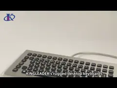 China Super-tiny Stainless Steel Industrial Keyboard With Touchpad And Function Keys For Machines for sale