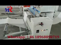 China Pleating Height 3 - 60mm Cabin Air Filter Making Machine Automatic Blade Folding Machine for sale