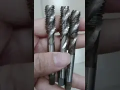 China Spiral Flute Machine Tap with Tin Coating for Aluminum Alloy Thread Cutting - M3 to M12 Sizes Available for sale