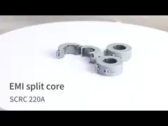 China White And Black Plastic EMI Ferrite Clamp On Cores For 6/ 6.5/10/13/19mm Cable for sale