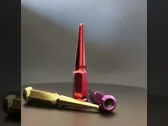 China Grey Car Wheel Bolt & Nut Carbon Steel Spike Lug Nuts For Cars for sale