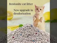 China Spherical Bentonite Cat Litter 0.8-3.8mm Dust Free Clumping Natural Mineral Pet Supply for sale