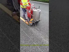 China HUA QUN Factory Best Strong Adhesion Reflective City Road Marking Thermoplastic Road Paint for sale