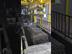 China Structural Parts Wet Painting Line with PLC Control and Customized Conveyor System for sale