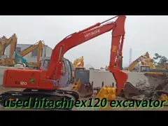 Active Made in Japan 2022 Year Model Used Hitachi EX120 Crawler Excavator and 60.4KW