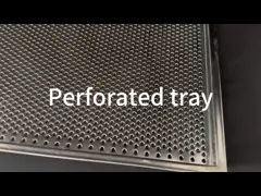 stainless steel perforated tray for food
