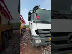ZOOMLION Concrete pump truck 38 m installation pump truck chassis for sale