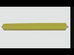 China Smooth Surface Synthetic Rubber Roller for Plastic Film Industry with Maximum Speed 1600m/min and 13000mm Face Length for sale