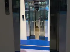 Stainless Steel Traction Compact Residential Elevators 0.6 M/S Speed