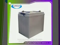 Factory Electric Cart Parts Wide Temperature Range Dry Battery 6V 170AH For Golf Carts