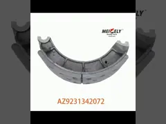 High Performance AZ9231342072 Semi-Metal Brake Shoe Assembly For SINOTRUK HOWO