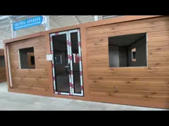 Broken Bridge Aluminum Double Doors Expandable Double Wing Container House
