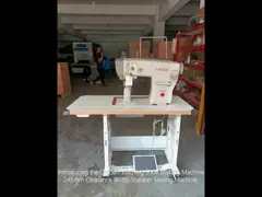 Golden Stitching Shoe Making Machine 245mm Clearance Width Sneaker Sewing Machine